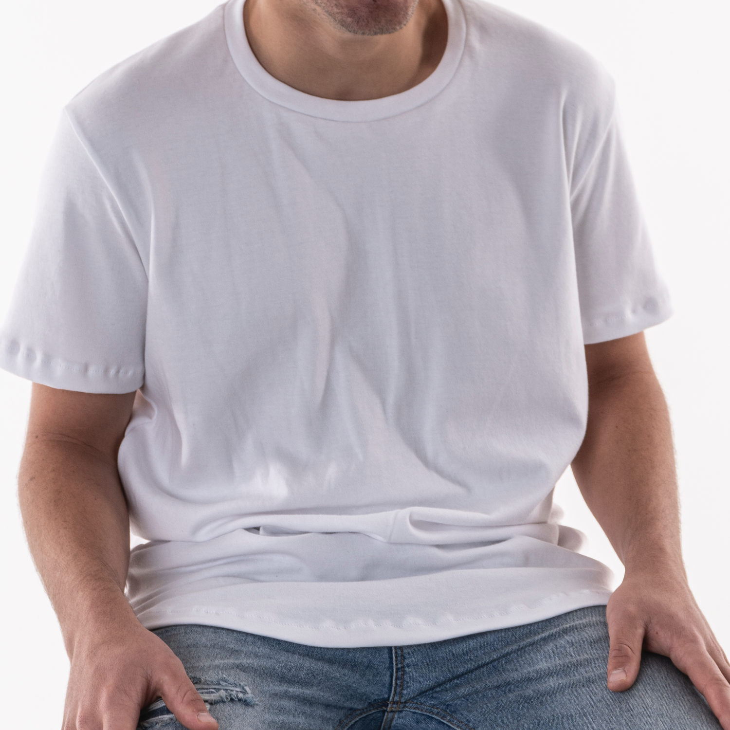White Plain Tee – Plain Joe Clothing